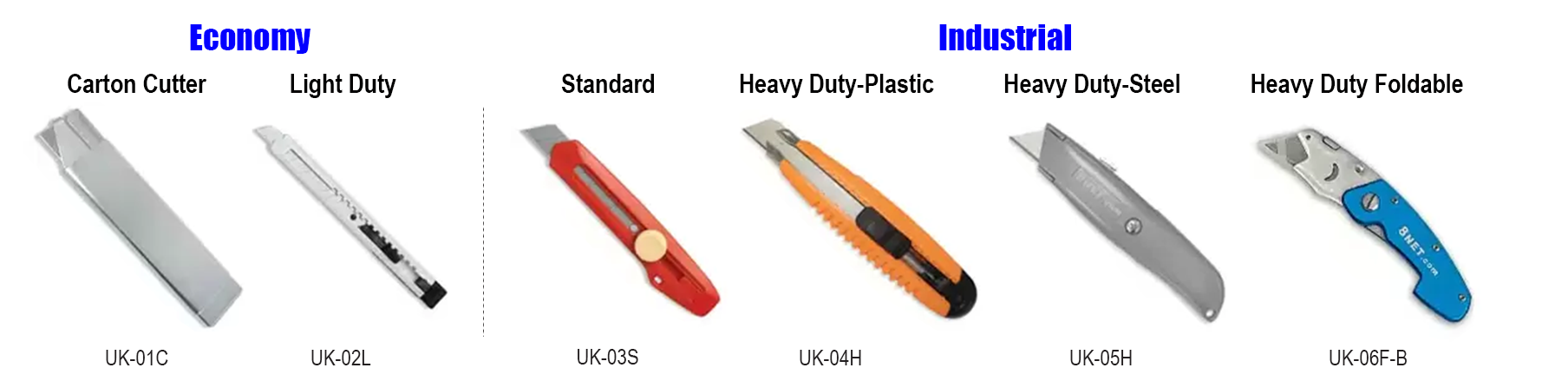 Utility Knives, Box Cutters - 8NET