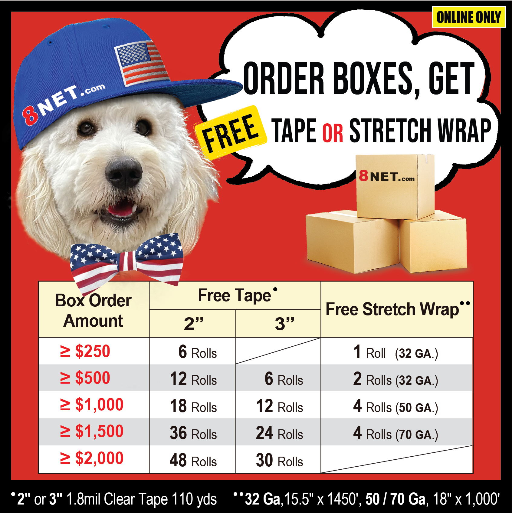 Large Corrugated Shipping Boxes, Large Cardboard Boxes - 8NET